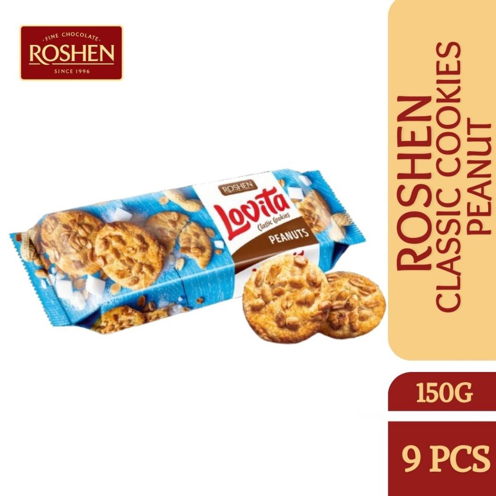 ROSHEN classic cookies with peanut 150g | Shopee Malaysia