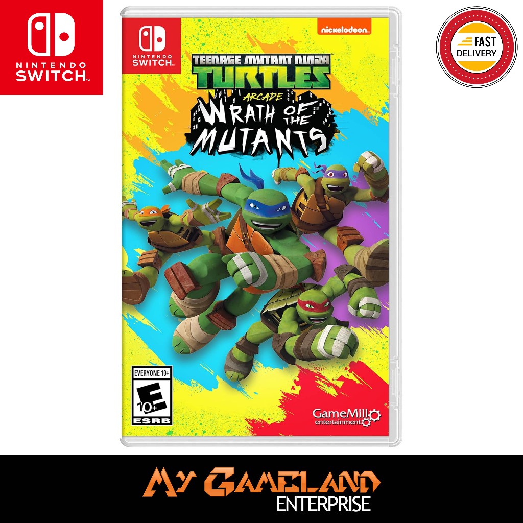 Nintendo Switch Teenage Mutant Ninja Turtles wrath Of The Mutant ...
