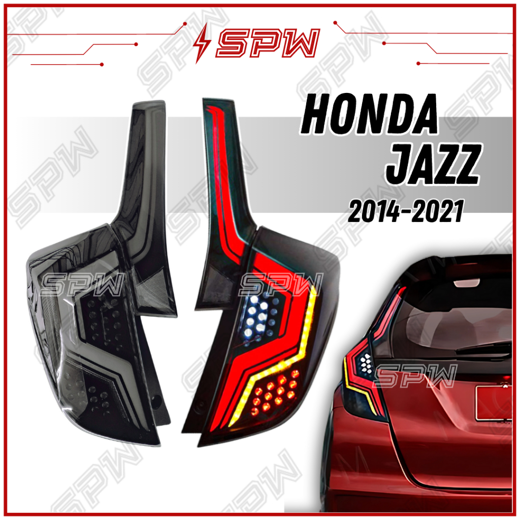 Honda Jazz Fit GK 2014-2021 Tail Lamp Tail Light DK Honeycomb-Design ...