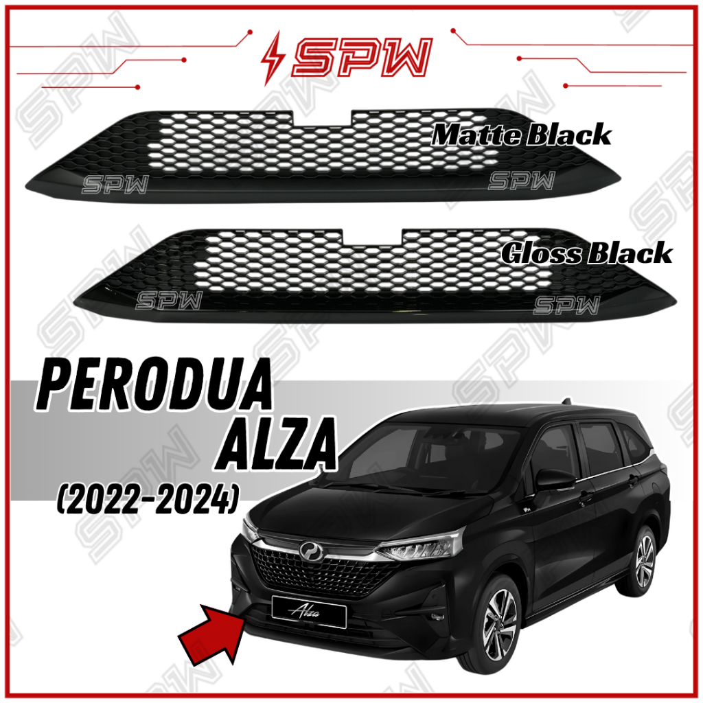 Perodua Alza D27A 2022 2023 2024 2025 Front Lower Grill Honeycomb Mesh ...