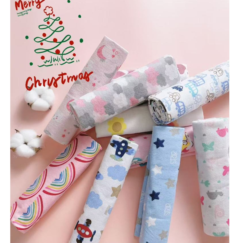 4in1 BIG SIZE baby swaddle newborn blanket cotton 4pcs kain lampin ...