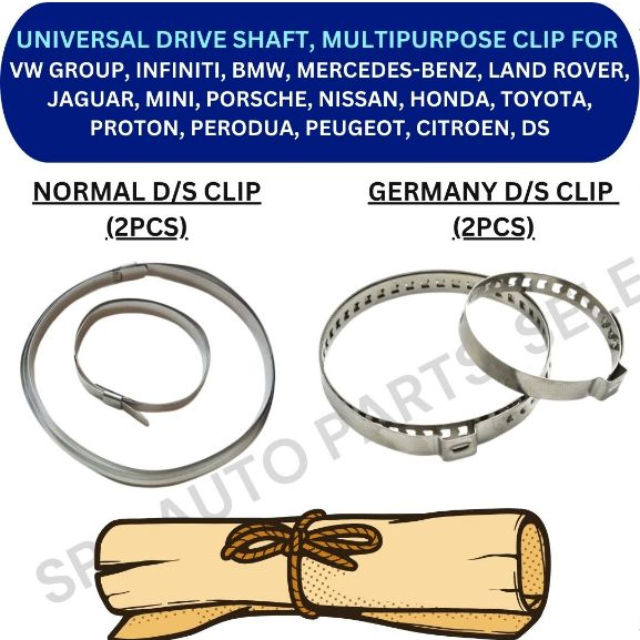UNIVERSAL DRIVE SHAFT CLIP, MULTIPURPOSE CLIP, CV CLIP FOR ALL DRIVE ...