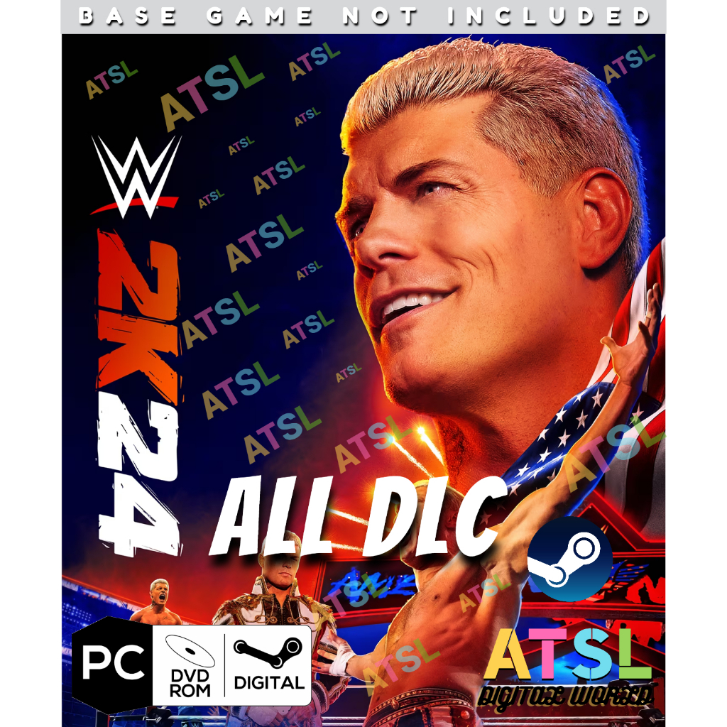 [STEAM] WWE 2K24 ALL DLC ONLINE [Windows] [Base Game Required] | Shopee ...