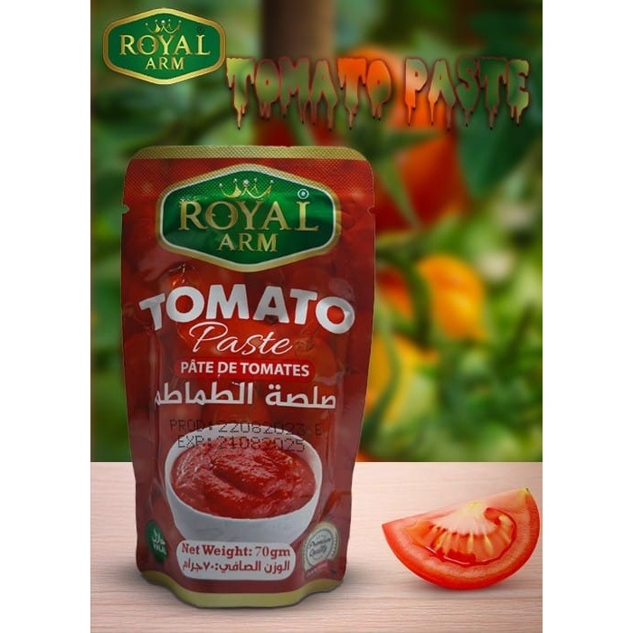Royal Arm High Quality Tomato Paste 70g | Shopee Malaysia