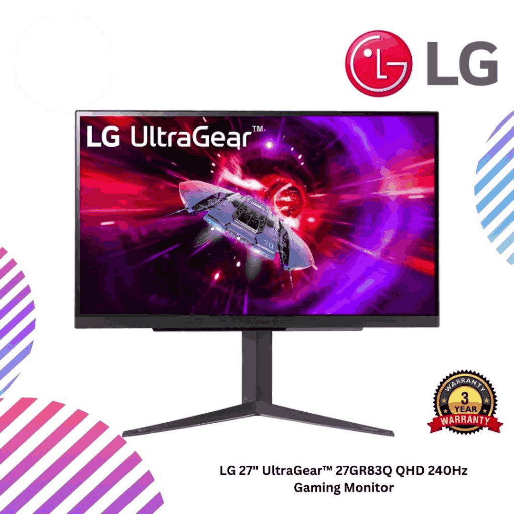 LG 27" UltraGear™ 27GR83Q QHD 240Hz Gaming Monitor | Shopee Malaysia