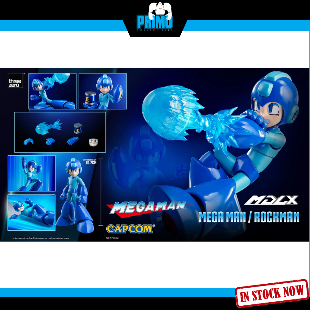ThreeZero - Mega Man - MDLX Mega Man / Rockman[Ready Stock] | Shopee ...