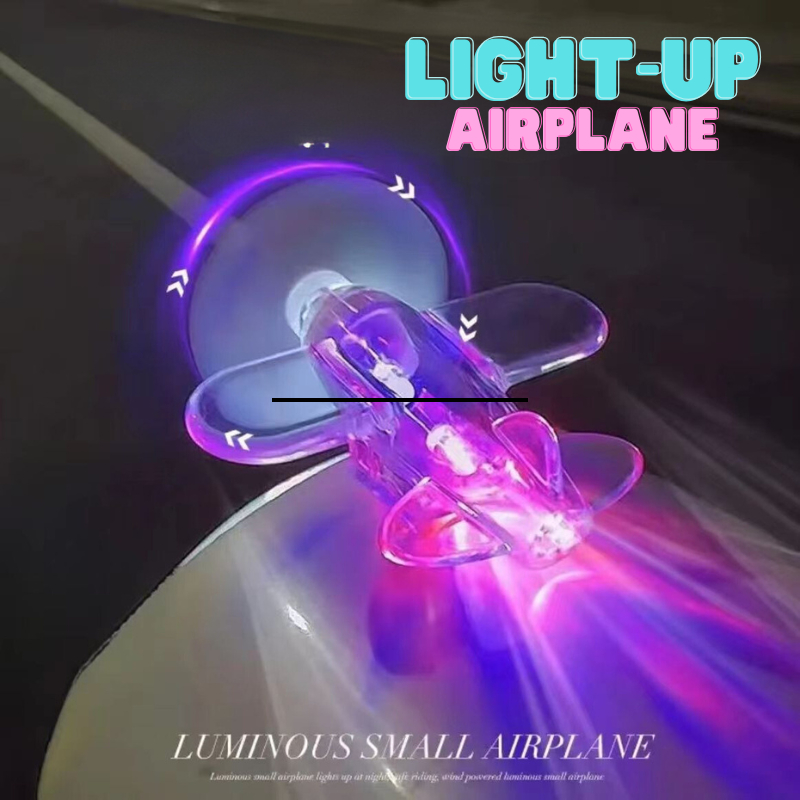 vehicle motorcycle wind power small airplane wind power generation LED ...