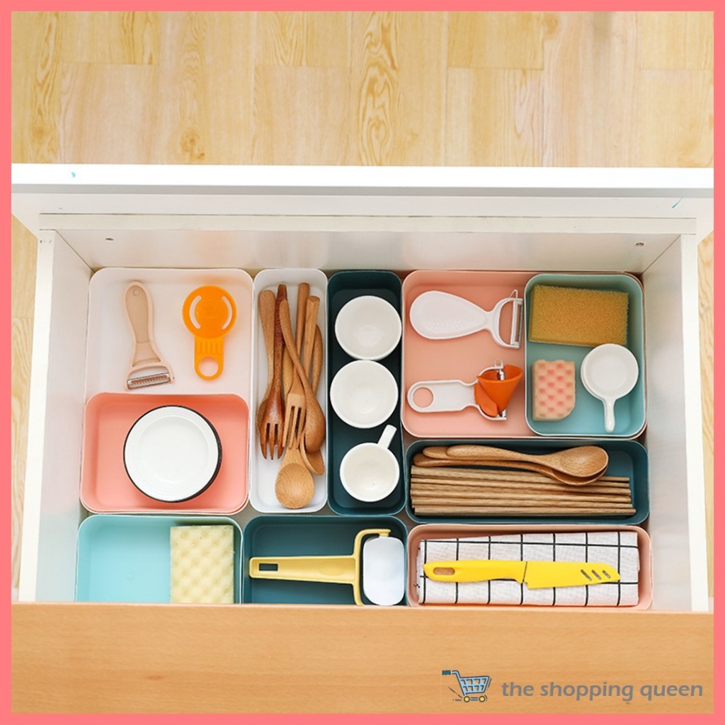 Minimalist Style Desktop Organizer / Drawer Partition Tray / Cutlery ...