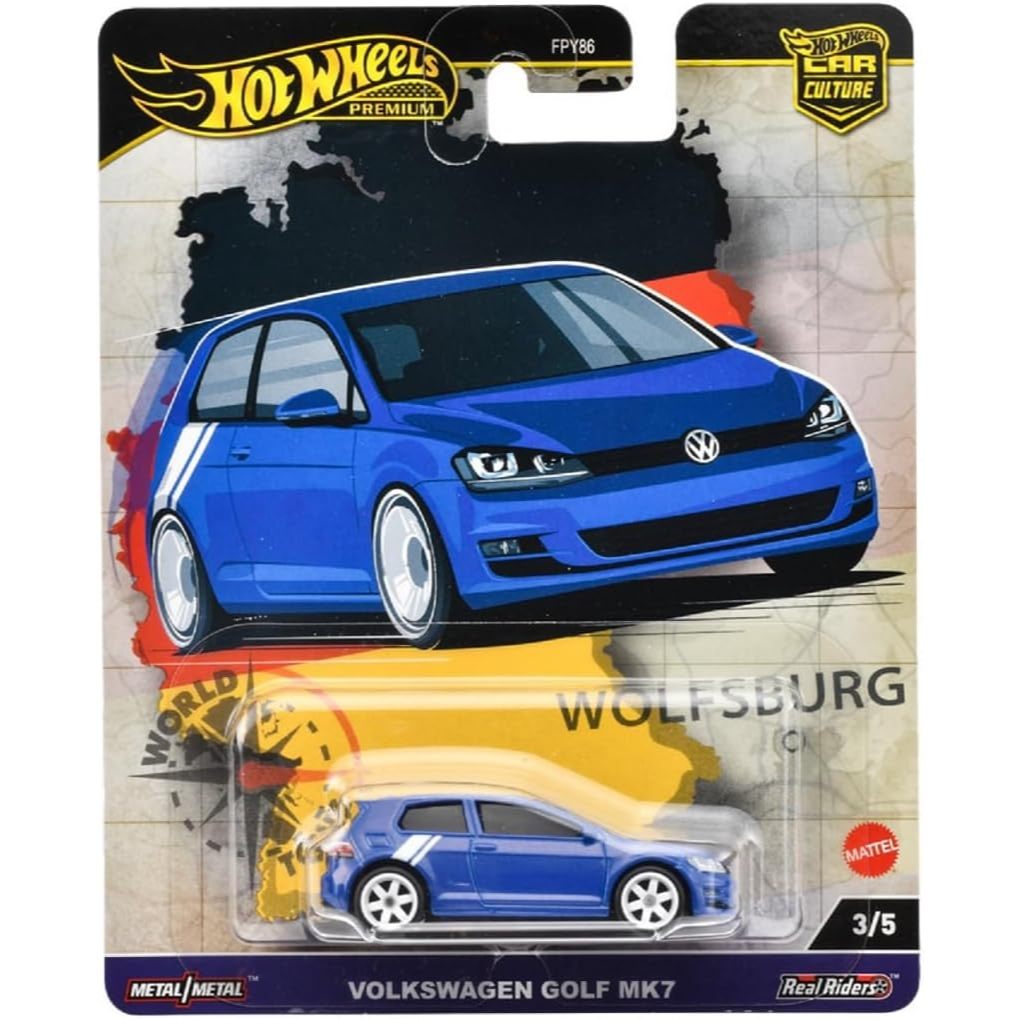 Hot Wheels Volkswagen Golf MK7 | World Tour | Car Culture | Shopee Malaysia