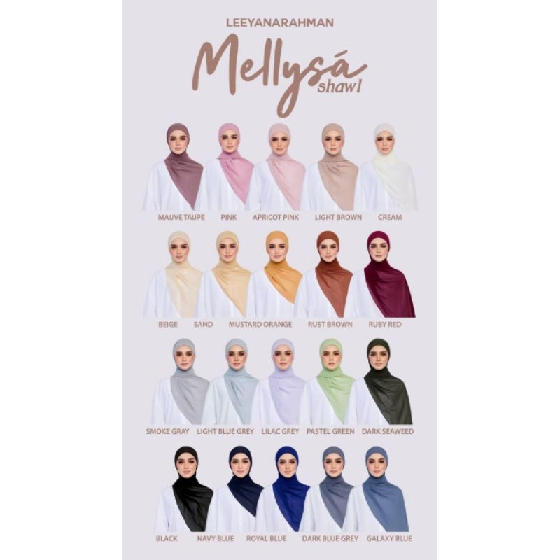LEEYANARAHMAN Shawl Plain BOX (FREE GIFT BROOCH ) | Shopee Malaysia