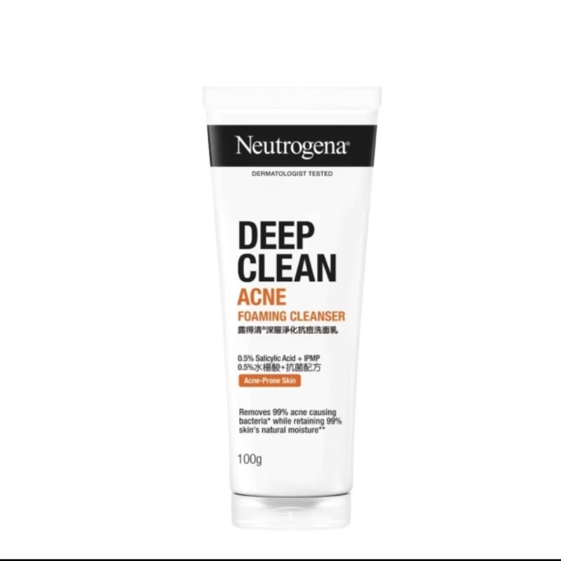 Neutrogena Deep Clean Acne Foaming Cleanser 100g | Shopee Malaysia