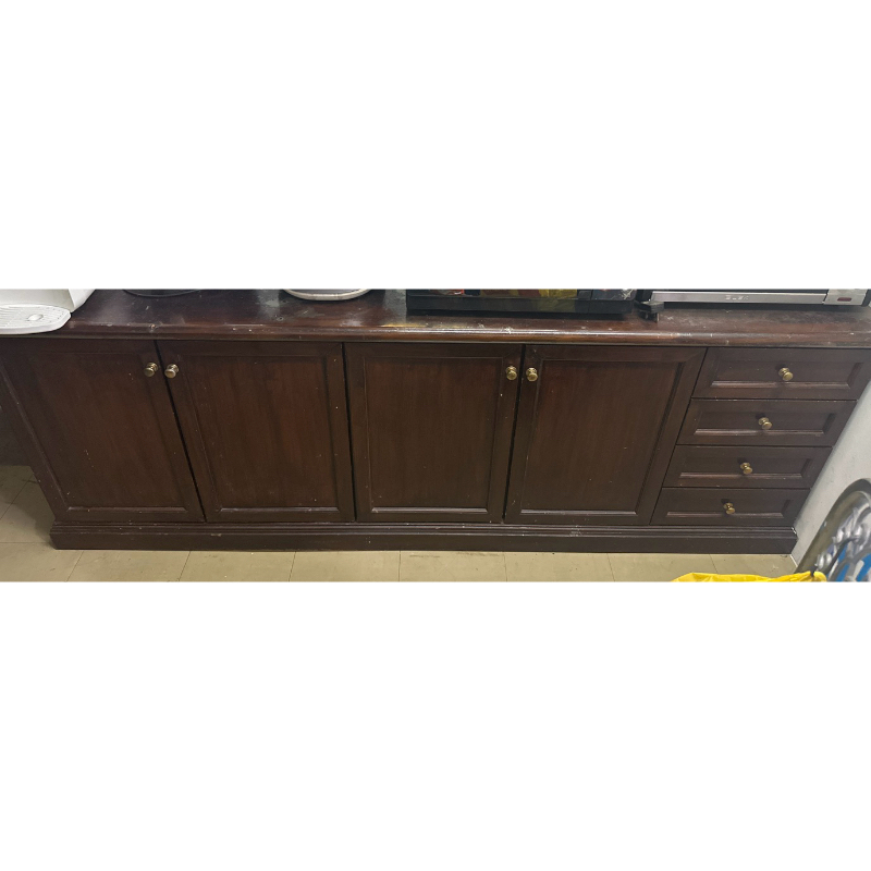 solid 4 doors with drawers kitchen cabinet | Shopee Malaysia