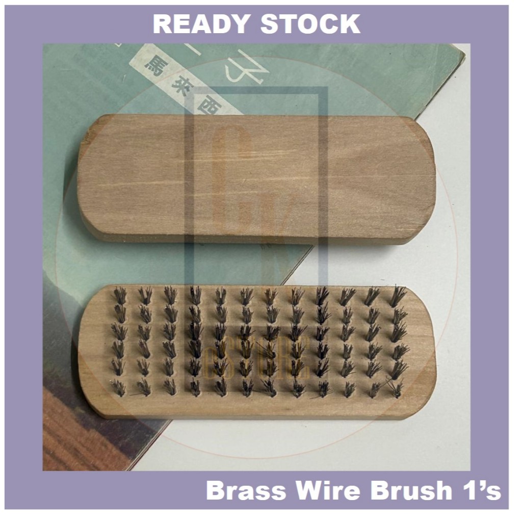 Hard Brass Wired Brush / Berus Dawai Tembaga/Berus Bulat Lantai Besi ...