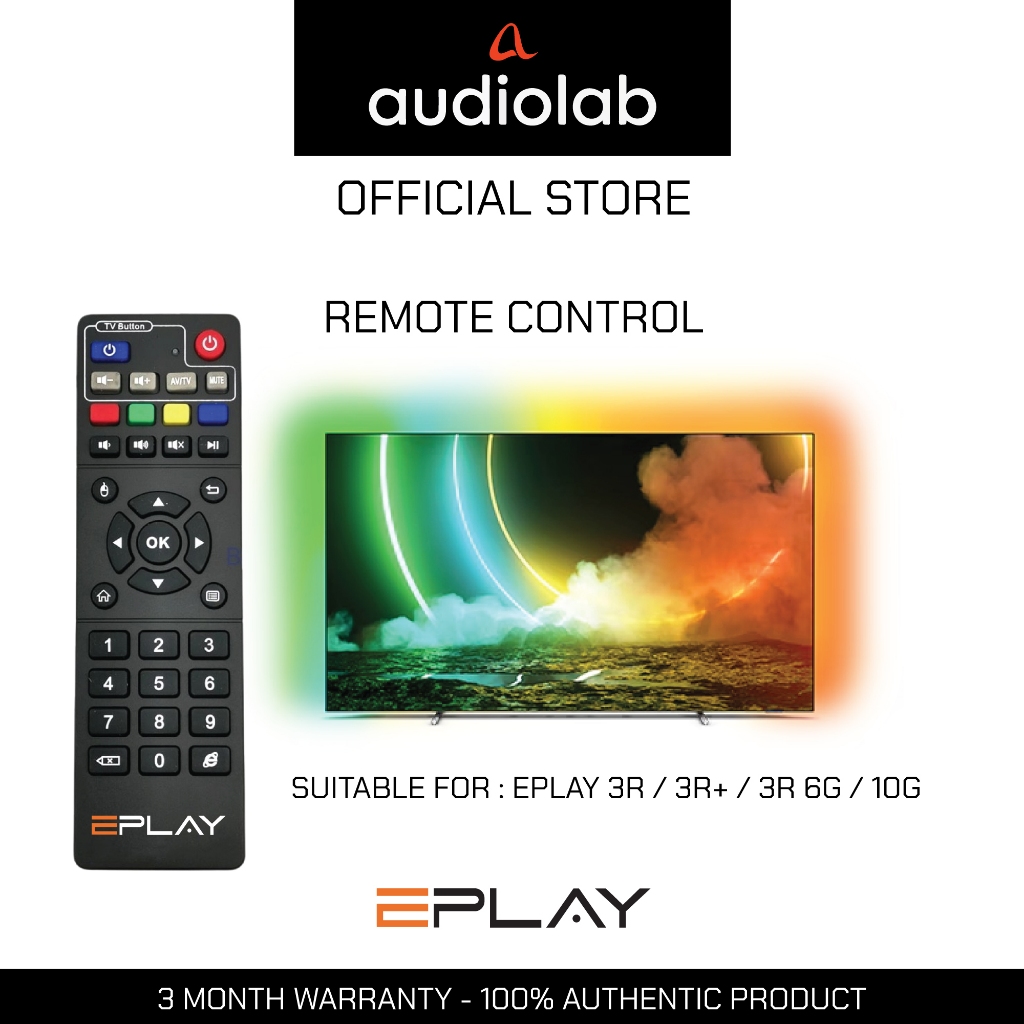 EPLAY ORIGINAL REMOTE CONTROL I 3 MONTH WARRANTY | Shopee Malaysia