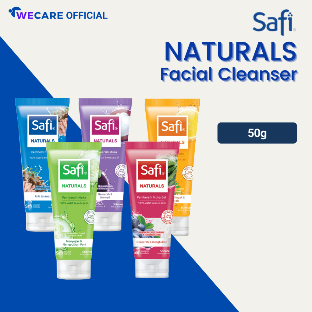 Safi Naturals Facial Cleanser / Pembersih Muka (50g) - (Mangosteen ...
