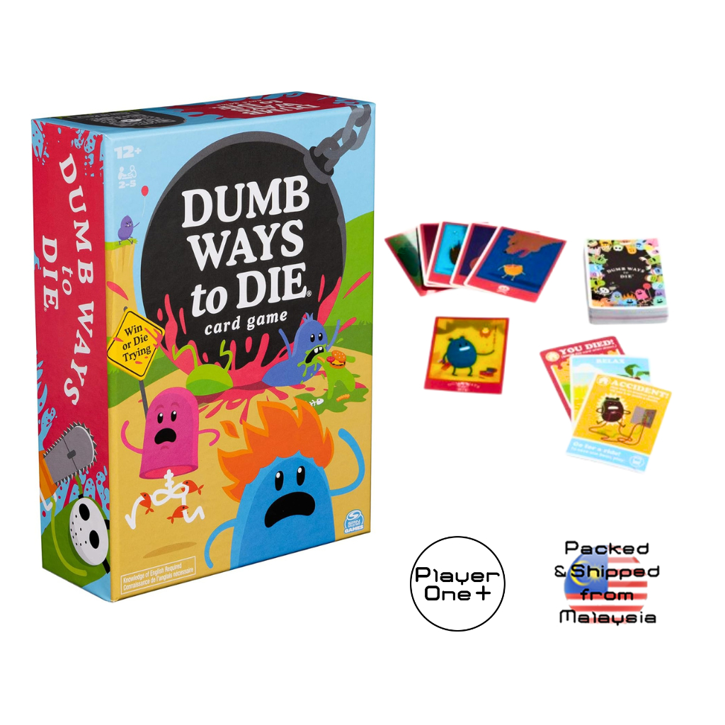 Dumb Ways To Die Card Game Hilarious Adult Party Game Family Game Game ...