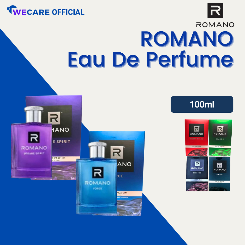 Romano Eau De Parfum EDP (100ml) - (Unique/Force/Urbane Spirit/Metro ...
