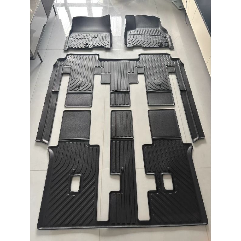 Kia Carnival KA4 8 seaters TPE waterproof 3D car rubber mat | Shopee Malaysia