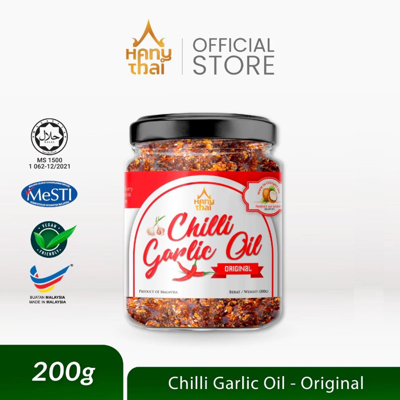 CHILLI GARLIC OIL CHILLI OIL HANY THAI KITCHEN | Shopee Malaysia
