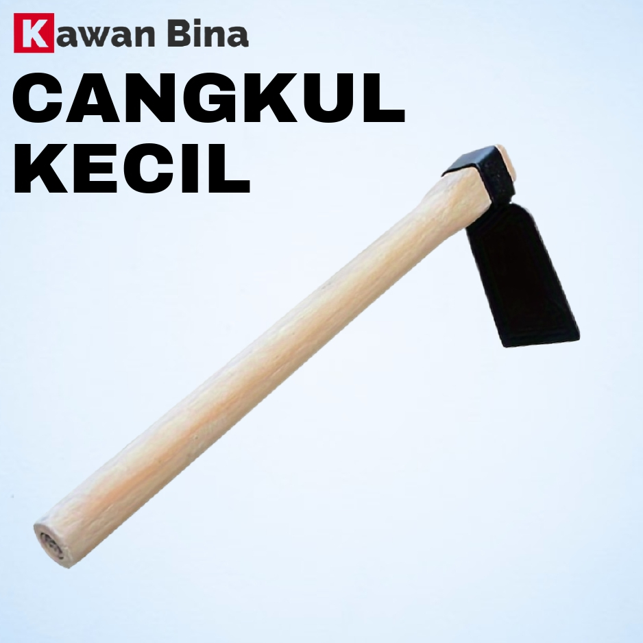 Cangkul Mini/ Kecil Taman 14" Dengan Pemegang Kayu 14" Garden Mini ...