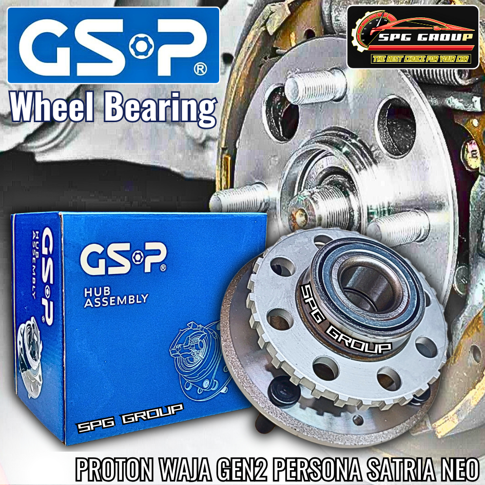 100% ORIGINAL GSP REAR WHEEL BEARING HUB PROTON WAJA GEN2 PERSONA ...