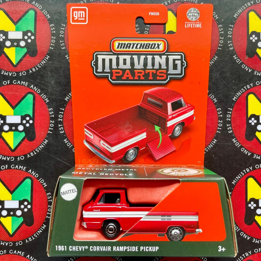 Matchbox Moving Part 1961 Chevy Corvair Rampside Pickup | Shopee Malaysia
