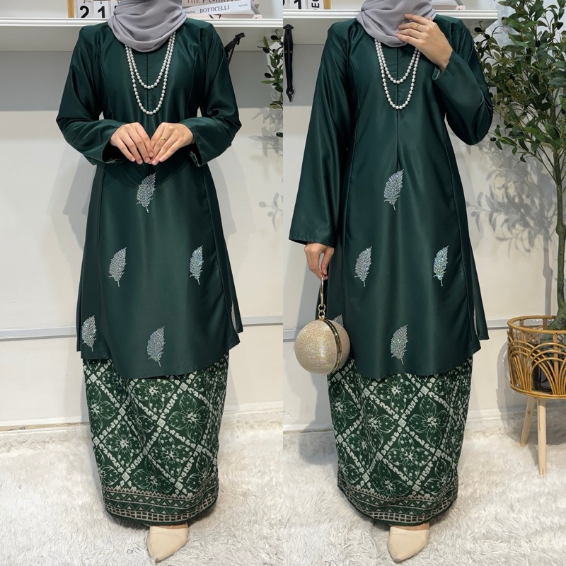 KURUNG MUSLIMAH RIAU DIAMOND PRINCESS CUT LABUH | BAJU RAYA 2025 (PAGE ...