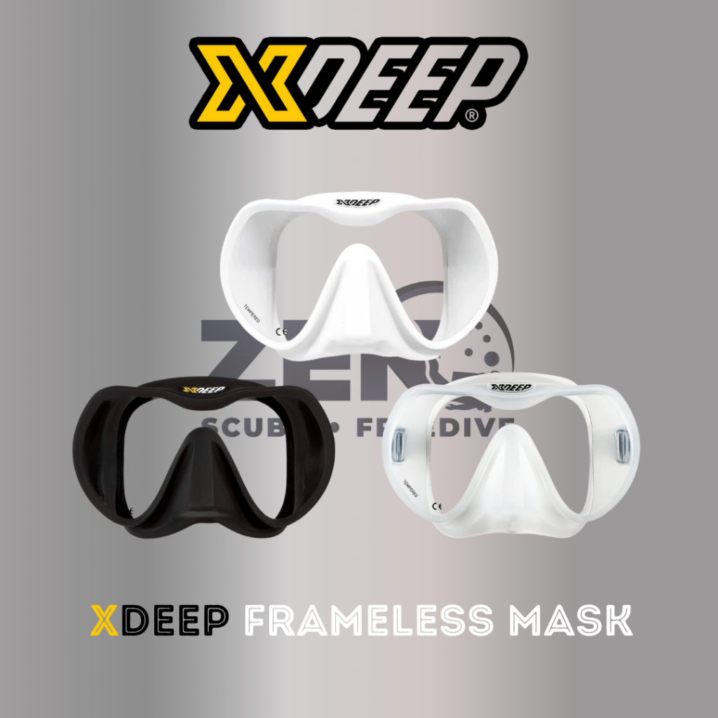 ZEN SCUBA XDEEP Radical Frameless Mask High Quality | Shopee Malaysia