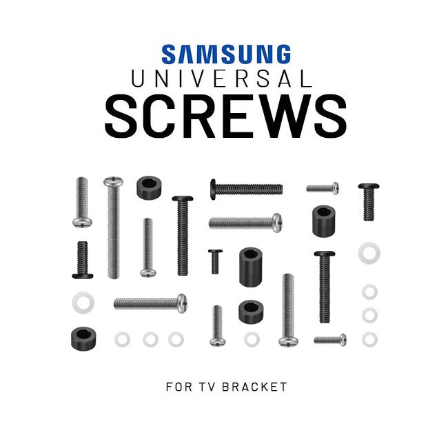 Samsung M8 M6 M5 M4 Screw for TV Wall Mount Bracket Skru Adapter Spacer ...