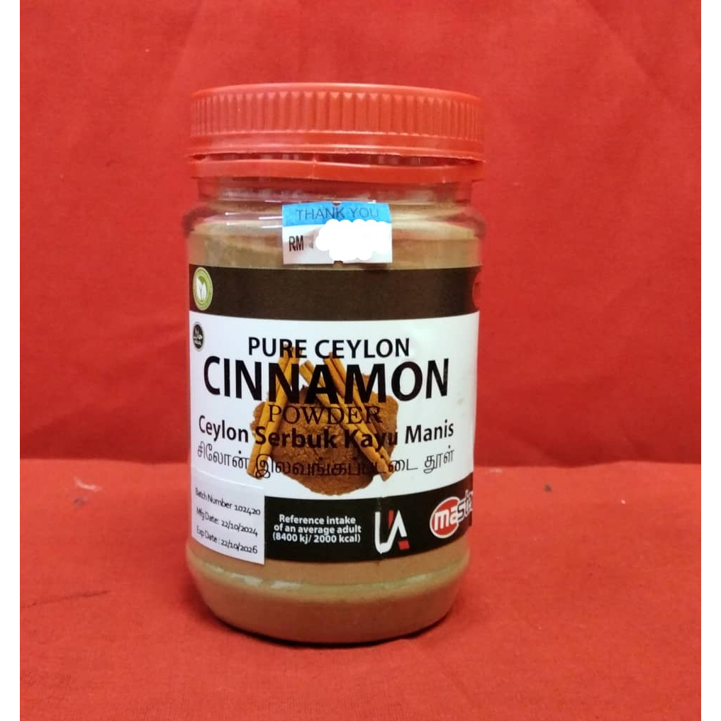 PURE CEYLON CINNAMON POWDER / CINAMON POWDER / NO.1 SERBUK KAYU MANIS ...