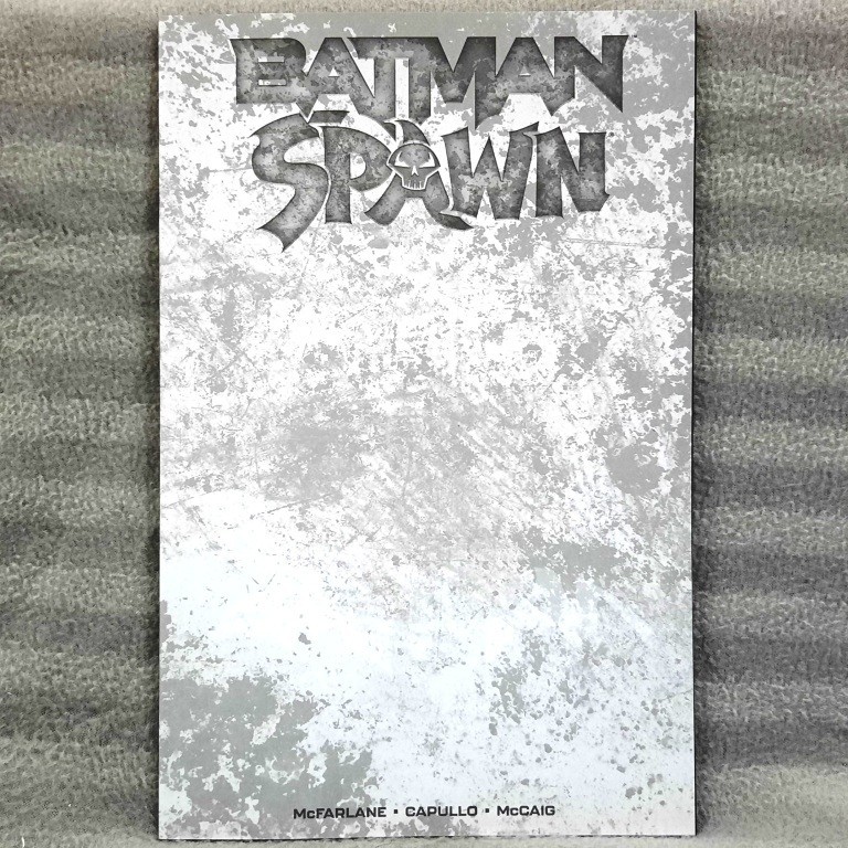 Batman/Spawn #1 Blank Sketch Variant (One-Shot 2022 DC/Image Comics) Todd McFarlane, Greg ...