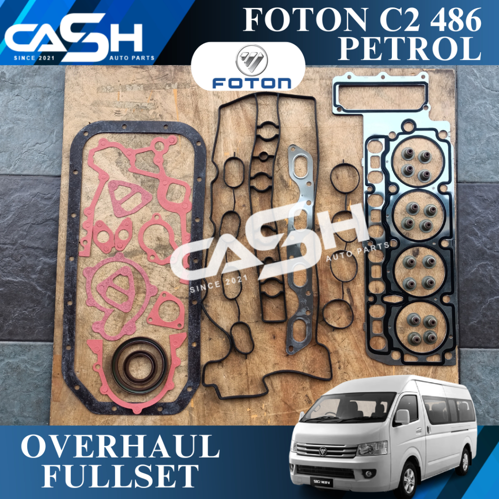 FOTON C2 PETROL OVERHAUL SET FOTON C2 486 OVERHAUL GASKET FOTON CS FULL SET | Shopee Malaysia