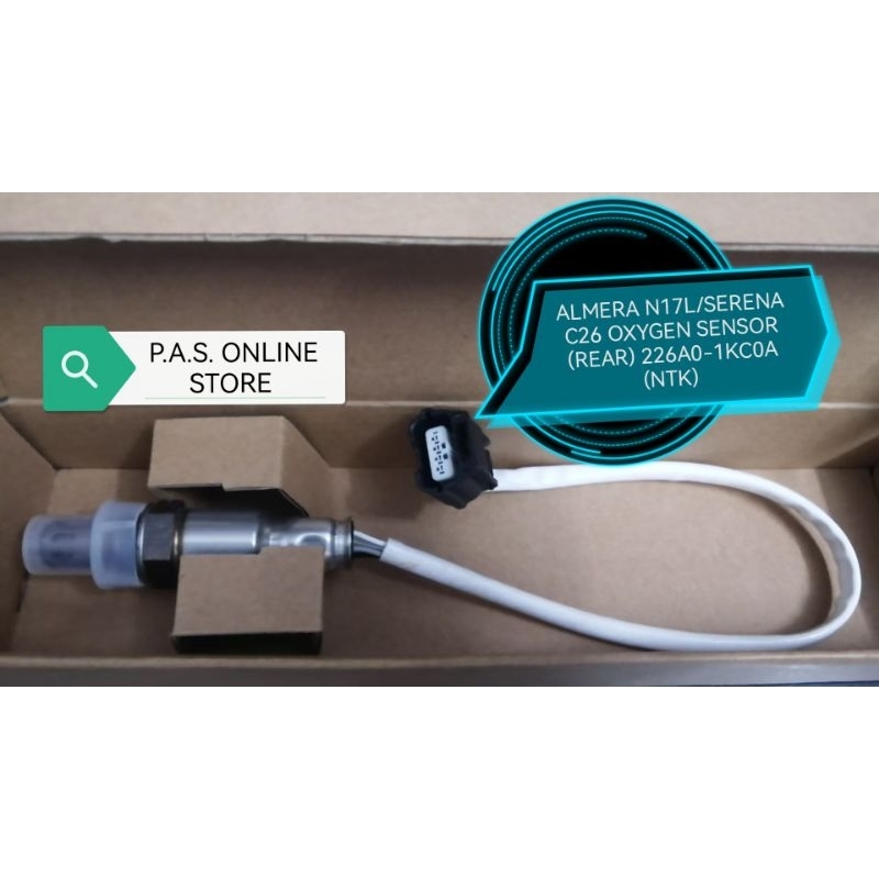 ALMERA N17L/SERENA C26 OXYGEN SENSOR (REAR) 226A0-1KC0A (NTK) | Shopee ...