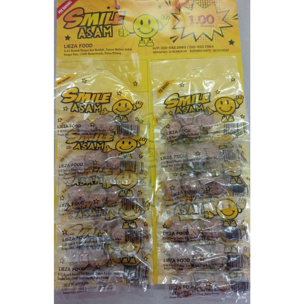 Asam papan asam boi 12 paket #Asam kering 100% halal | Shopee Malaysia