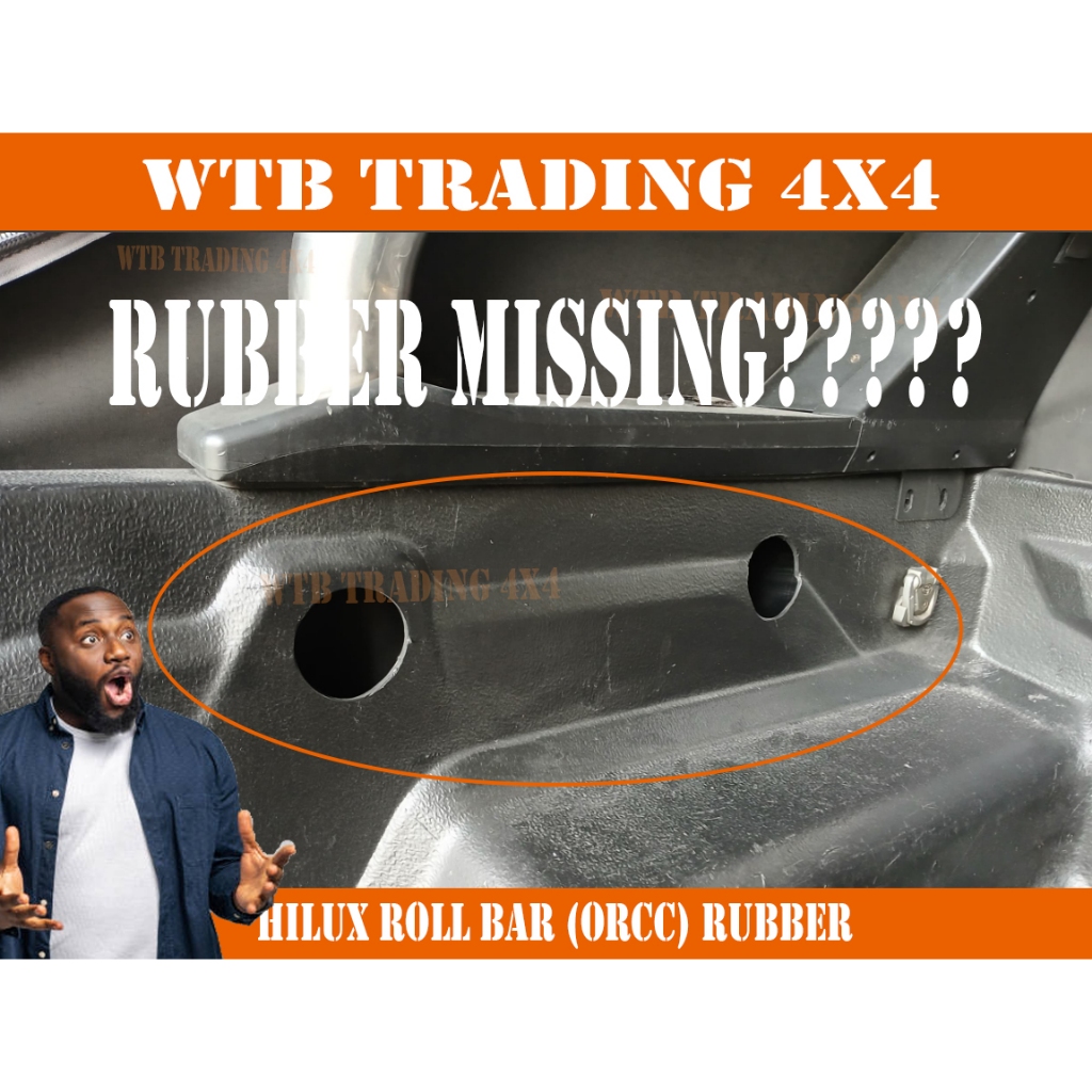 Bedliner Roll Bar Hole Cover 4x4 Roll Bar Stopper Rubber Cap VIGO REVO ...