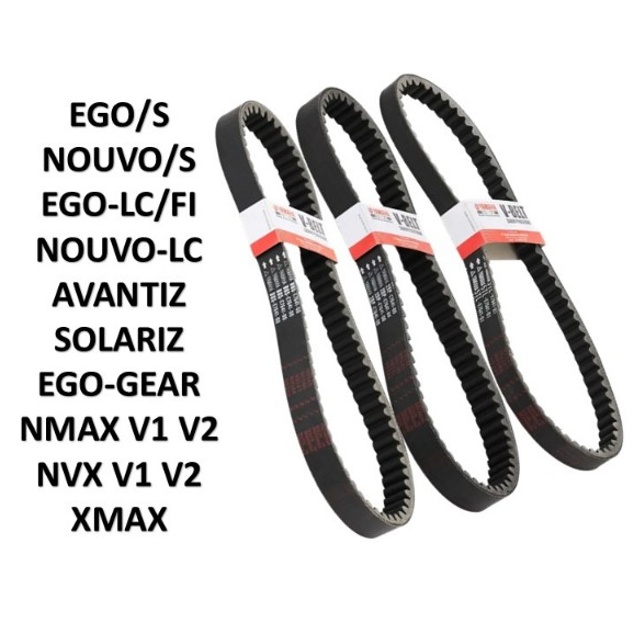 TIMING V BELTING CVT PULLEY ORIGINAL YAMAHA EGO S FI NOUVO-S SOLARIZ AVANTIZ GEAR EGO-LC NOUVO ...