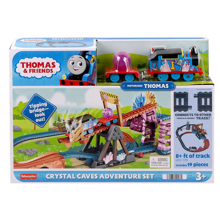 Thomas & Friends Crystal Caves Adventure Set With Motorized Thomas ...