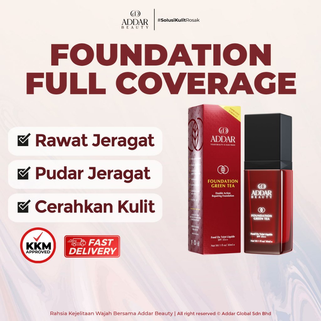 ADDAR BEAUTY Foundation Full Coverage Glow Foundation Glowing Skincare ...