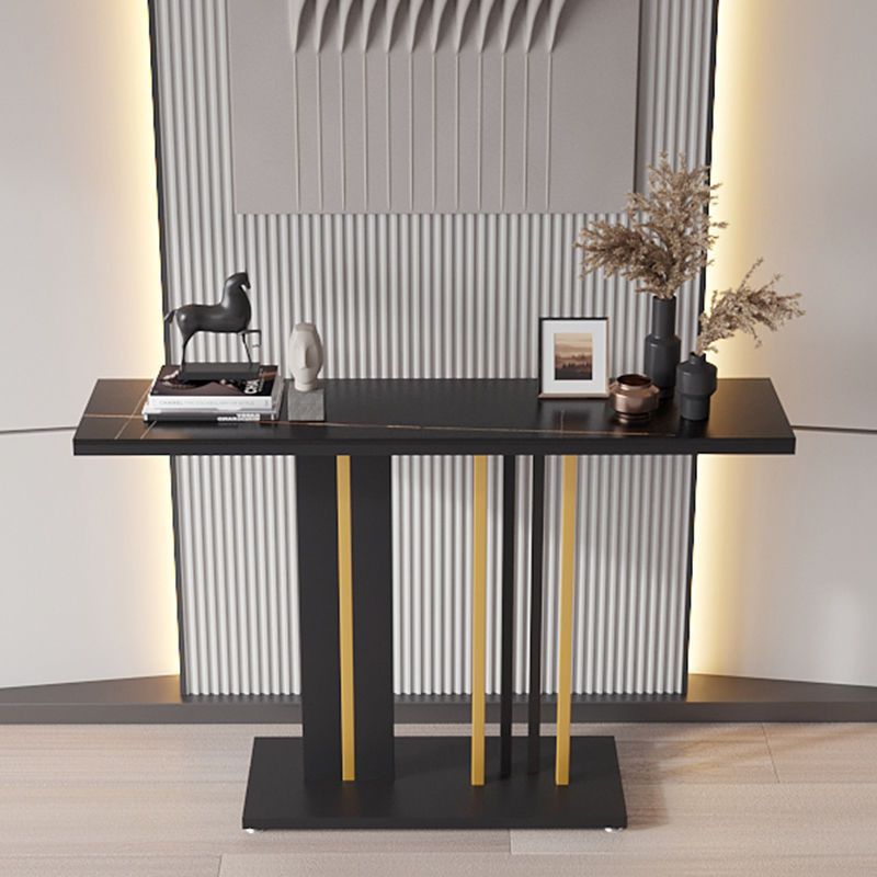 Corridor Aisle Entry a Long Narrow Table Strip Modern Minimalist Stone ...