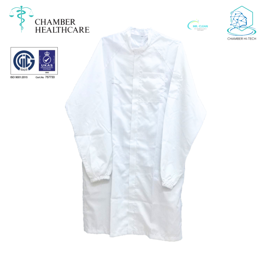 Chamber's ESD Cleanroom Smock [Design: Normal; Collar: Band Style ...