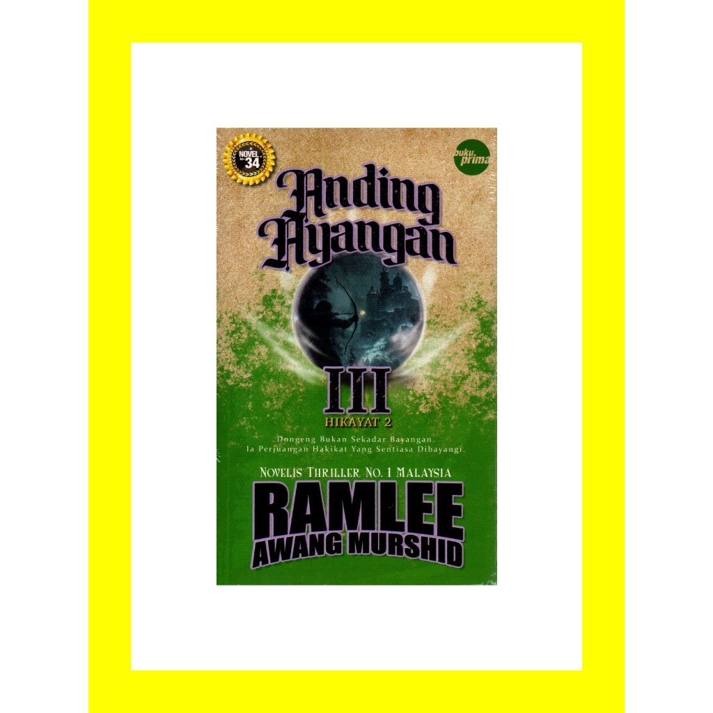 MyB Buku Novel : Anding Ayangan iii Hikayat 2 - Ramlee Awang Murshid ...