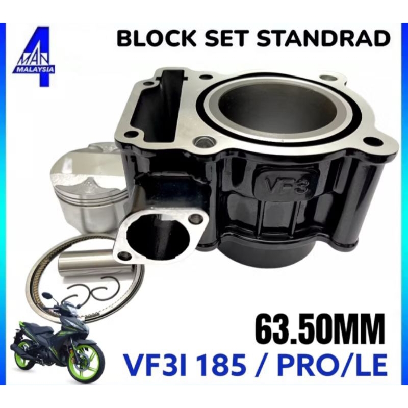 BLOCK SYM VF3 VF3i 185 SYM185I Cylinder Block Set Standard | Shopee Malaysia