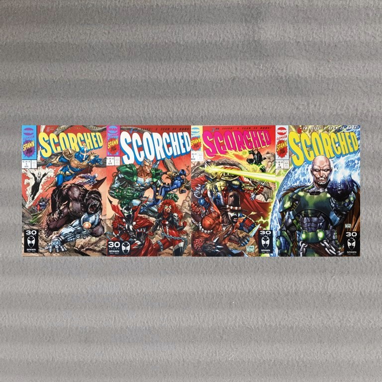 Spawn: Scorched #3-#6 Todd McFarlane X-Men1 Homage Variant 4/4 ...