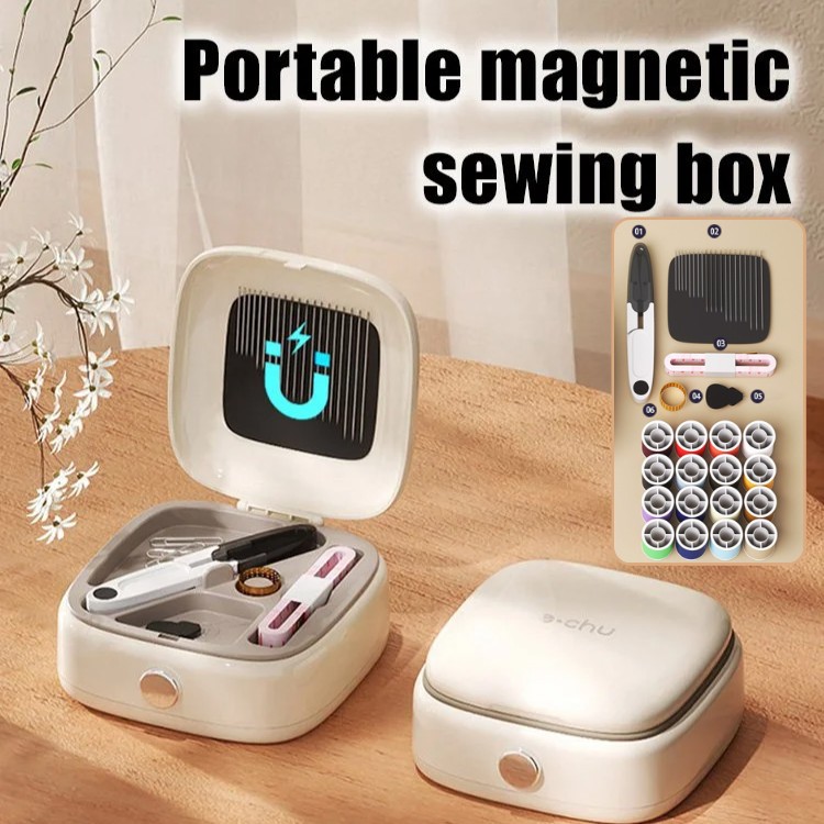 Luxury Sewing Box Set Multifunctional Seamstress Household Portable ...