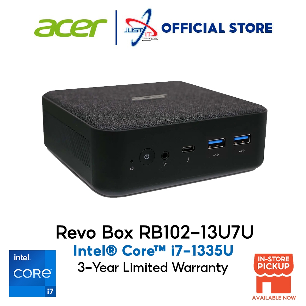 ACER REVO BOX RB102-13U7U MINI DESKTOP PC ( I7-1335U / 16GB DDR4 ...