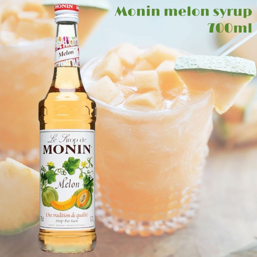 MONIN PREMIUM MELON SYRUP/ MONIN HONEYDEW MELON SYRUP700ML | Shopee ...