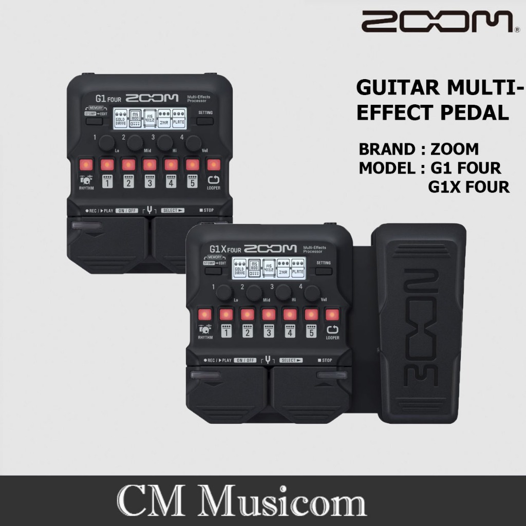 Guitar Multi-Effects (Zoom) G1 Four / G1X Four | Shopee Malaysia