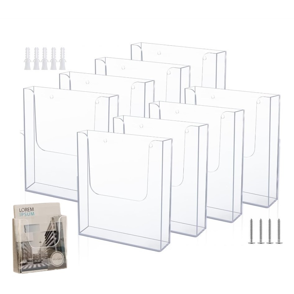 Rak Paparan A4 A5 Paper Rack Display Card Standee Brochure Holder ...