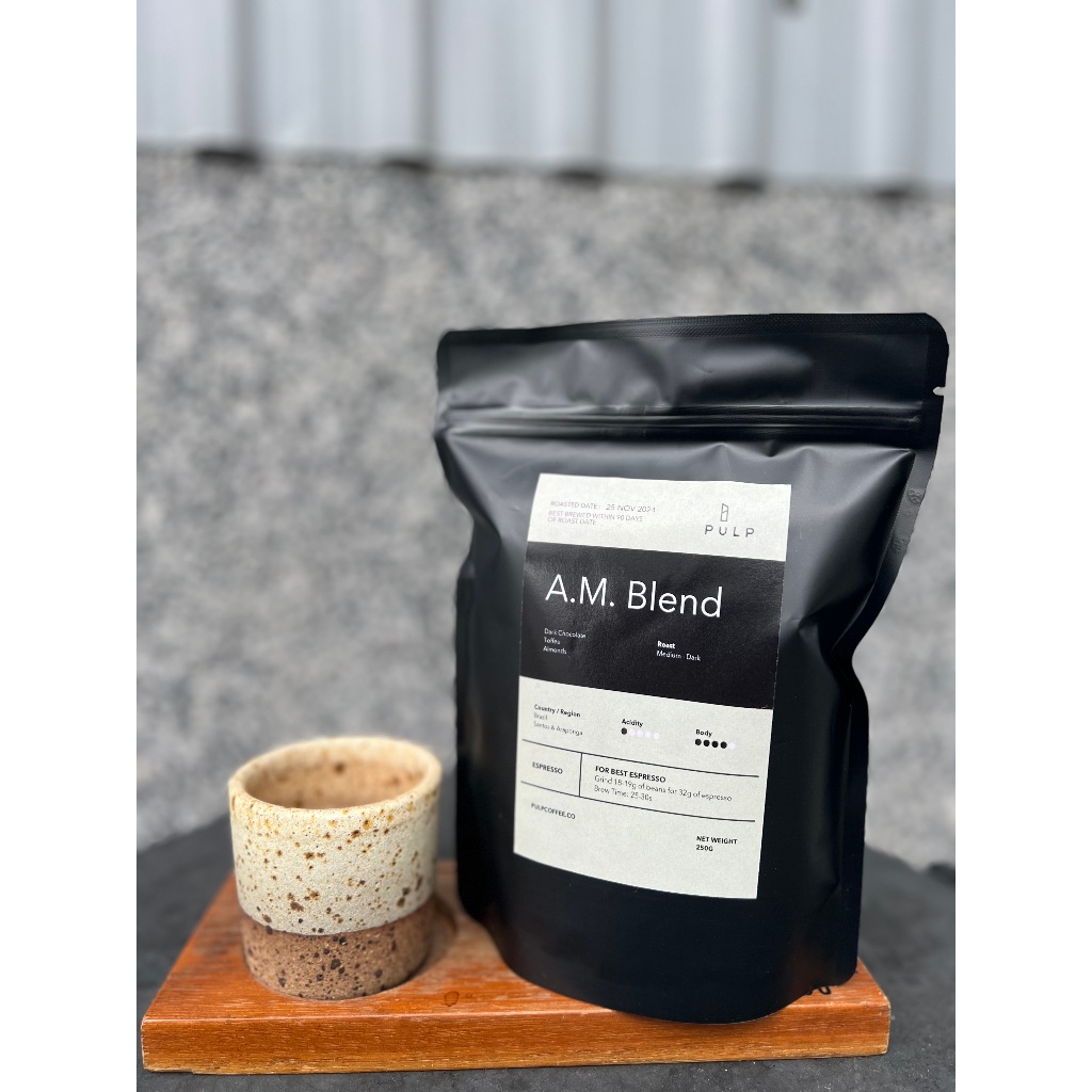 A.M. Espresso Blend 1kg PULP Coffee (Whole Bean) | Shopee Malaysia