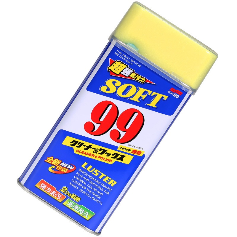 SOFT 99 / SOFT99 Luster Cleaner & Polish with Sponge 530 ml - Remove ...